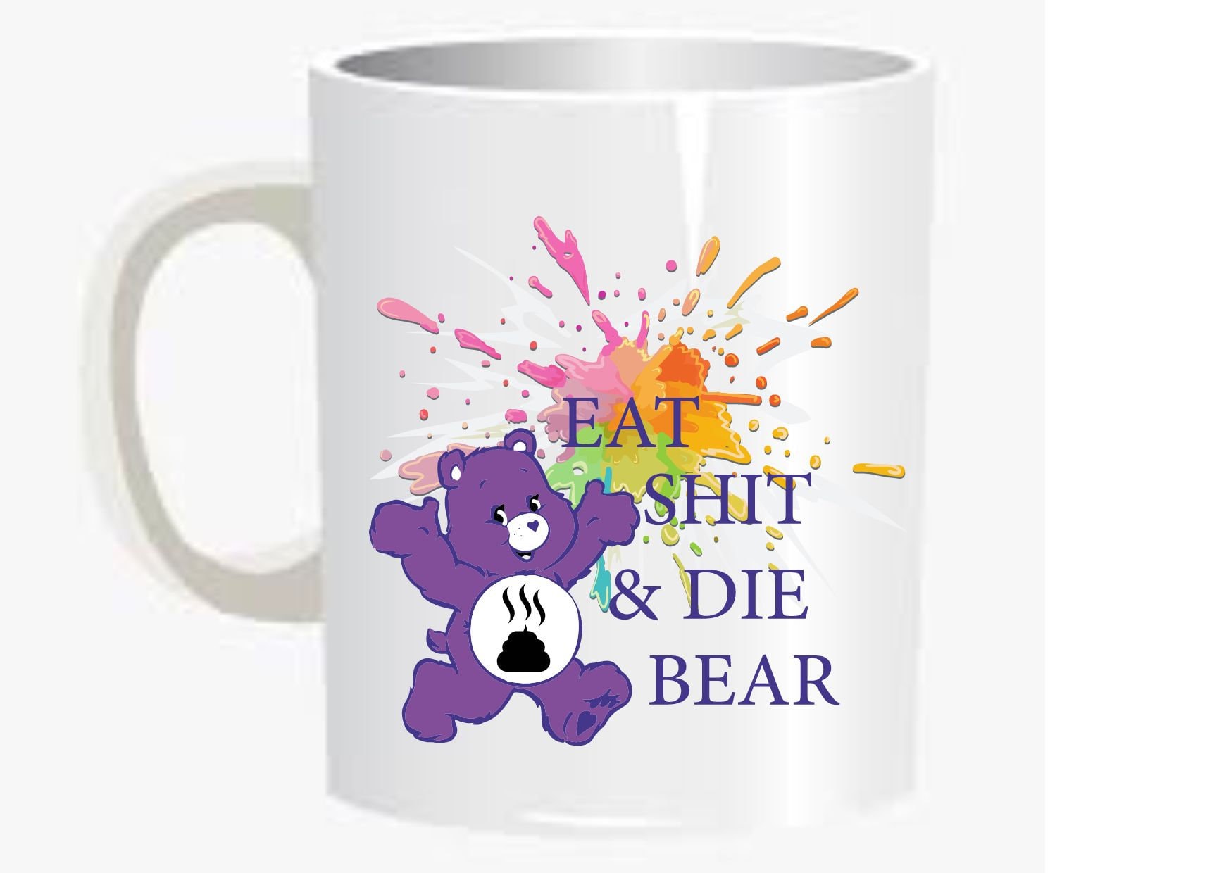 Care Bear Coffee Mugs, Adult Humour Mugs - Etsy
