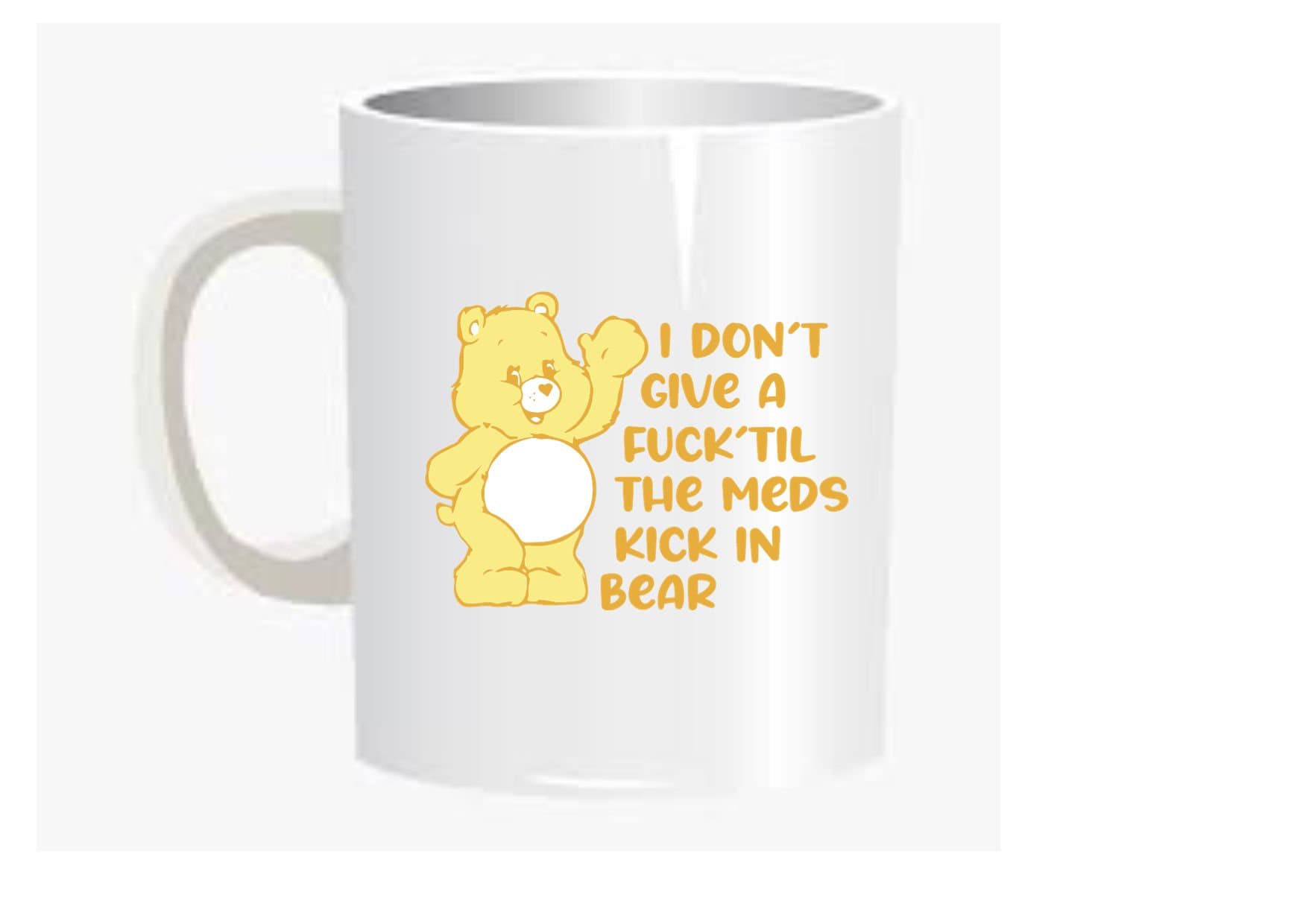 Care Bear Coffee Mugs, Adult Humour Mugs - Etsy