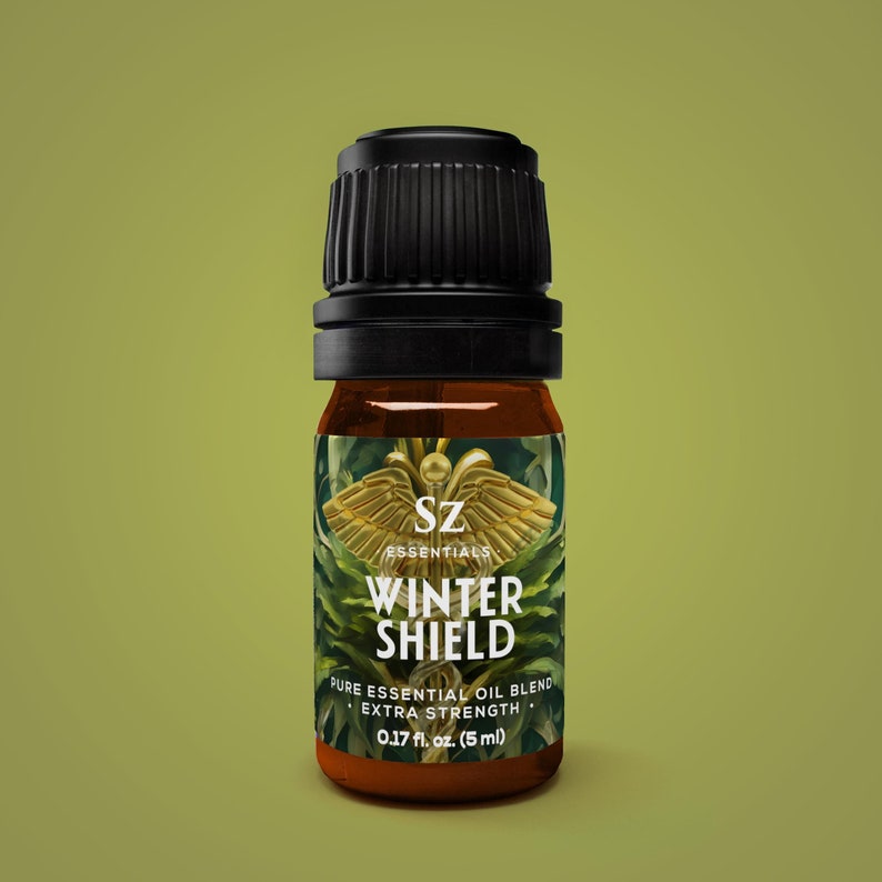 Winter Shield Essential Oil Blend: Extra Strength Seasonal Defense (5ml ...