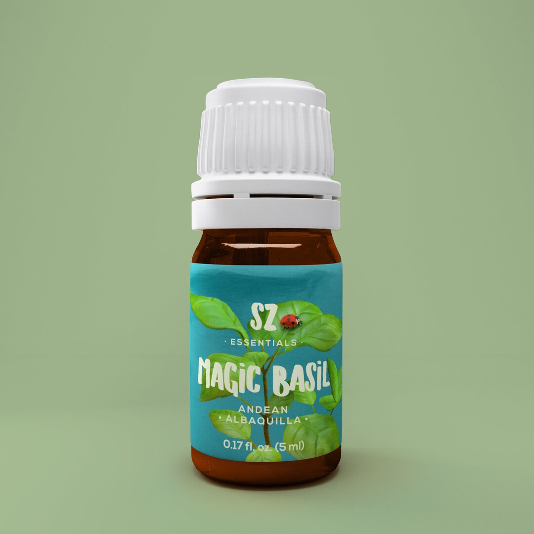 Magic Basil Essential Oil - Shamanic - Albaquilla - Andean Basil ...