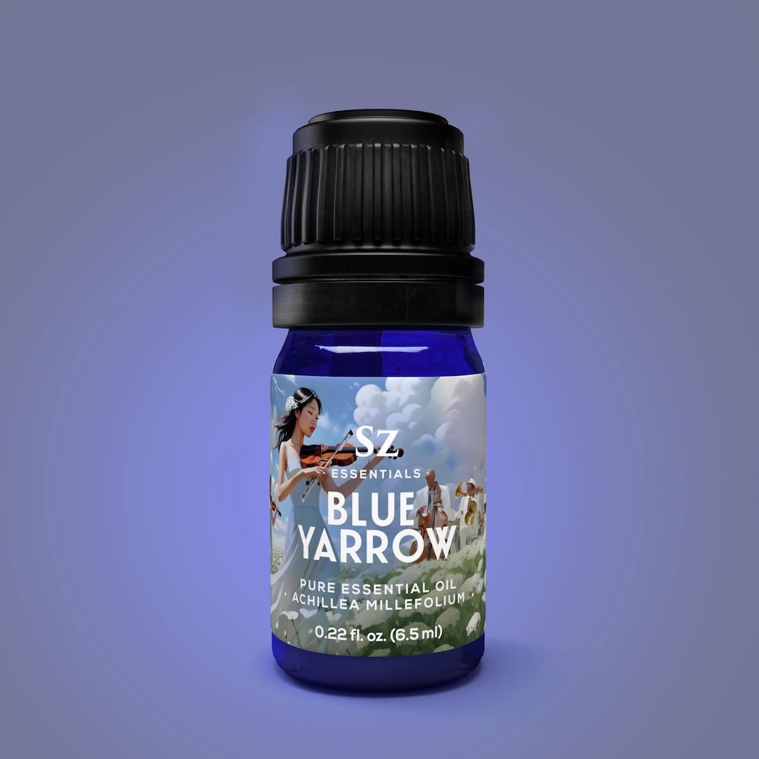 Blue Yarrow Essential Oil - 100% Pure and Undiluted - Rich Floral ...