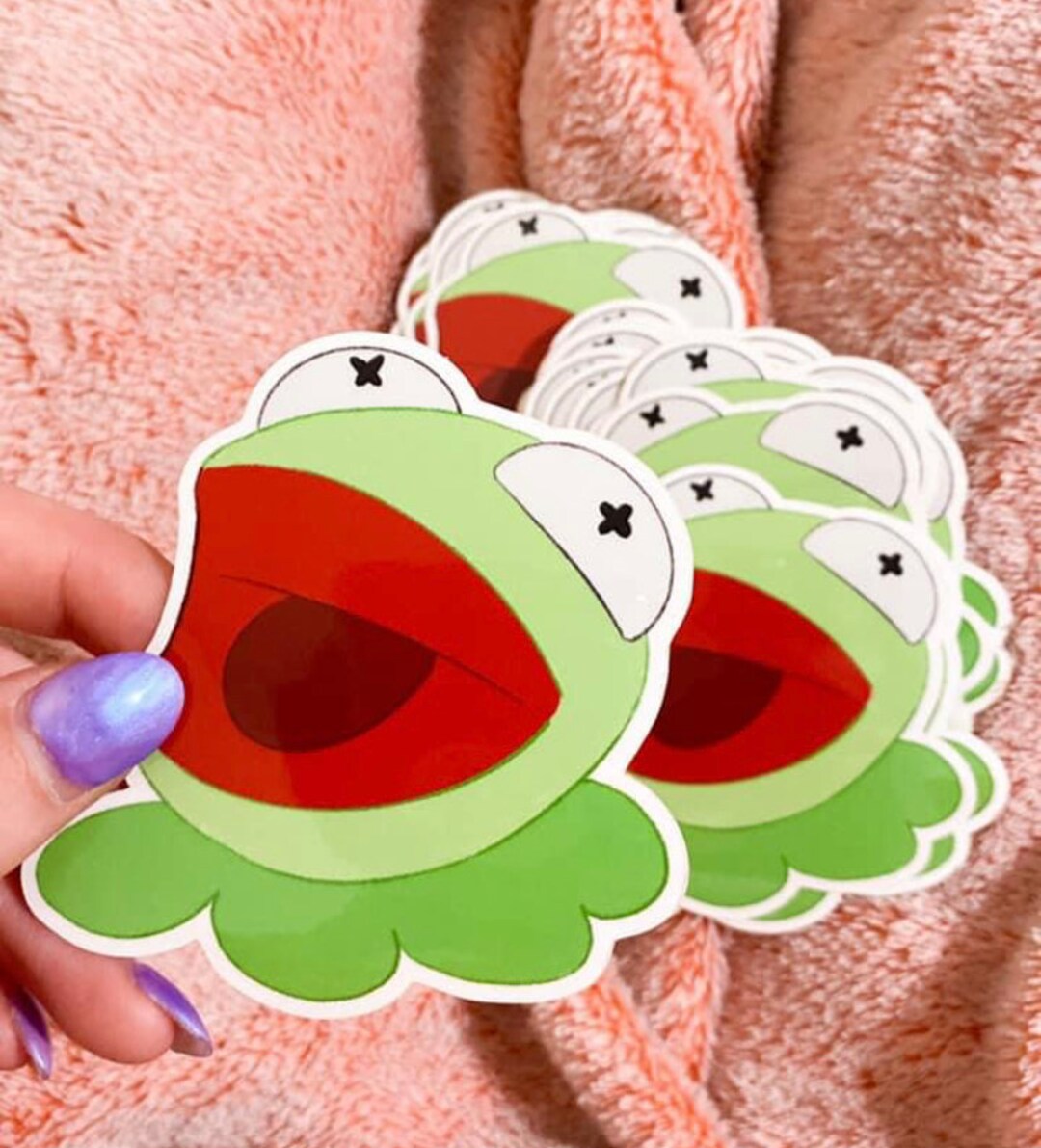 Screaming Kermit the Frog From the Muppets Show Vinyl Die Cut Sticker ...