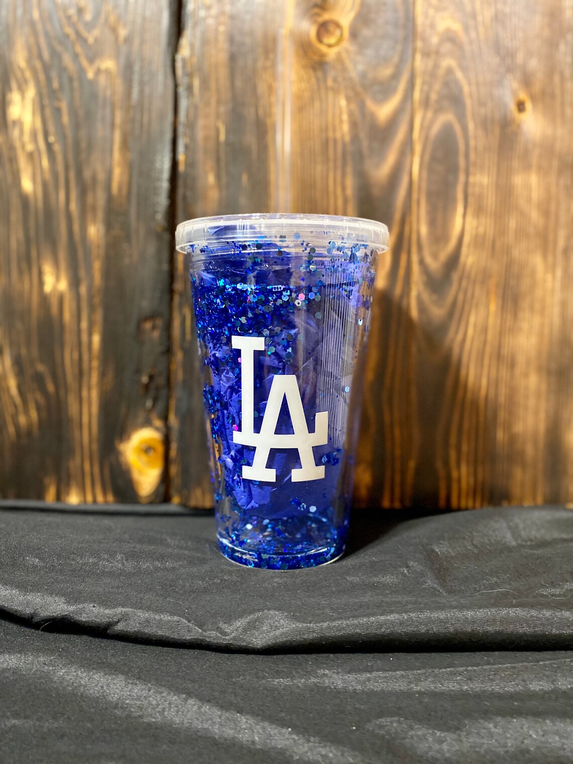 Dodgers Blue Glitter 16oz Tumbler - Etsy