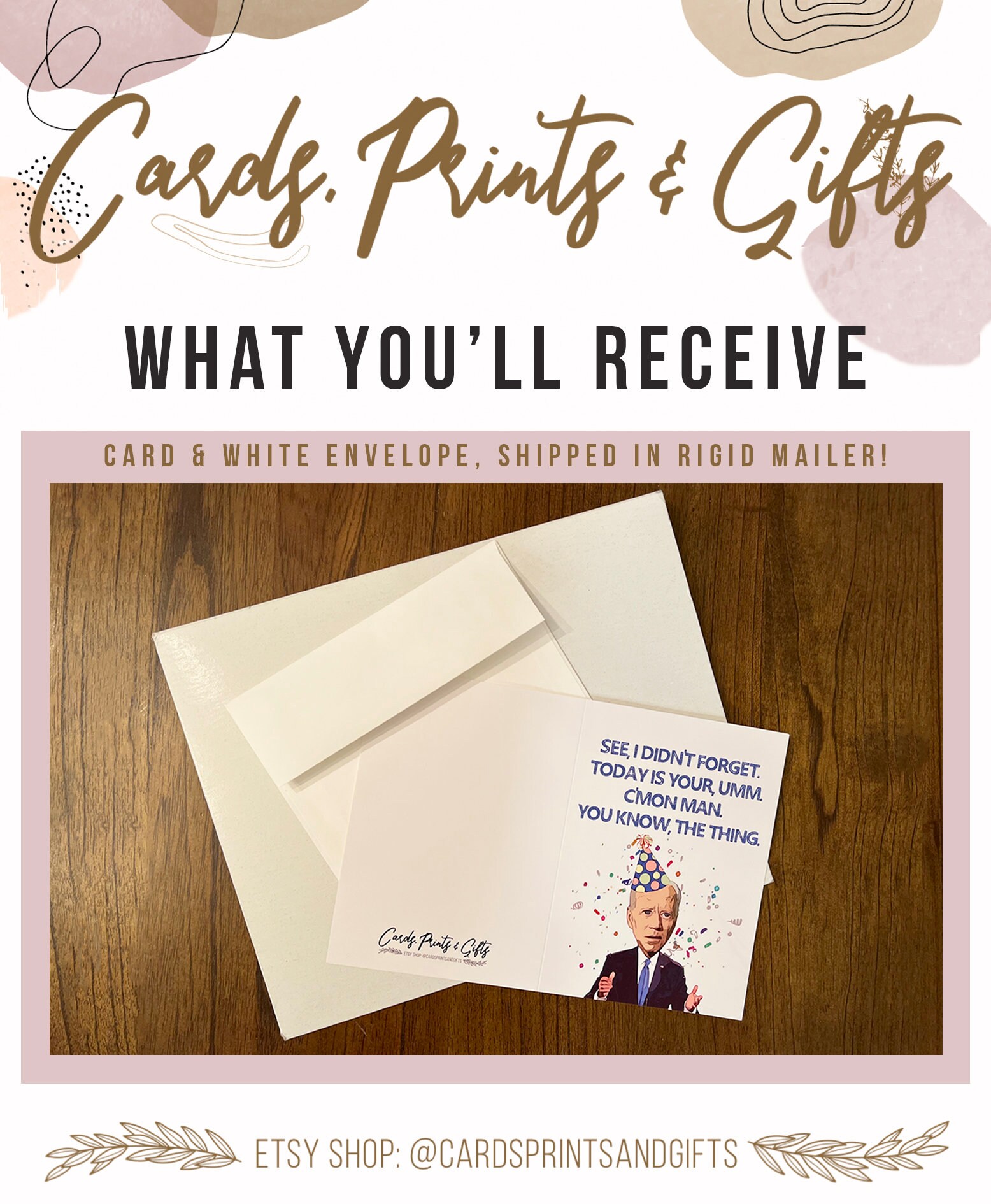 Funny Joe Biden Birthday Card Hilarious Bday Card for Him - Etsy