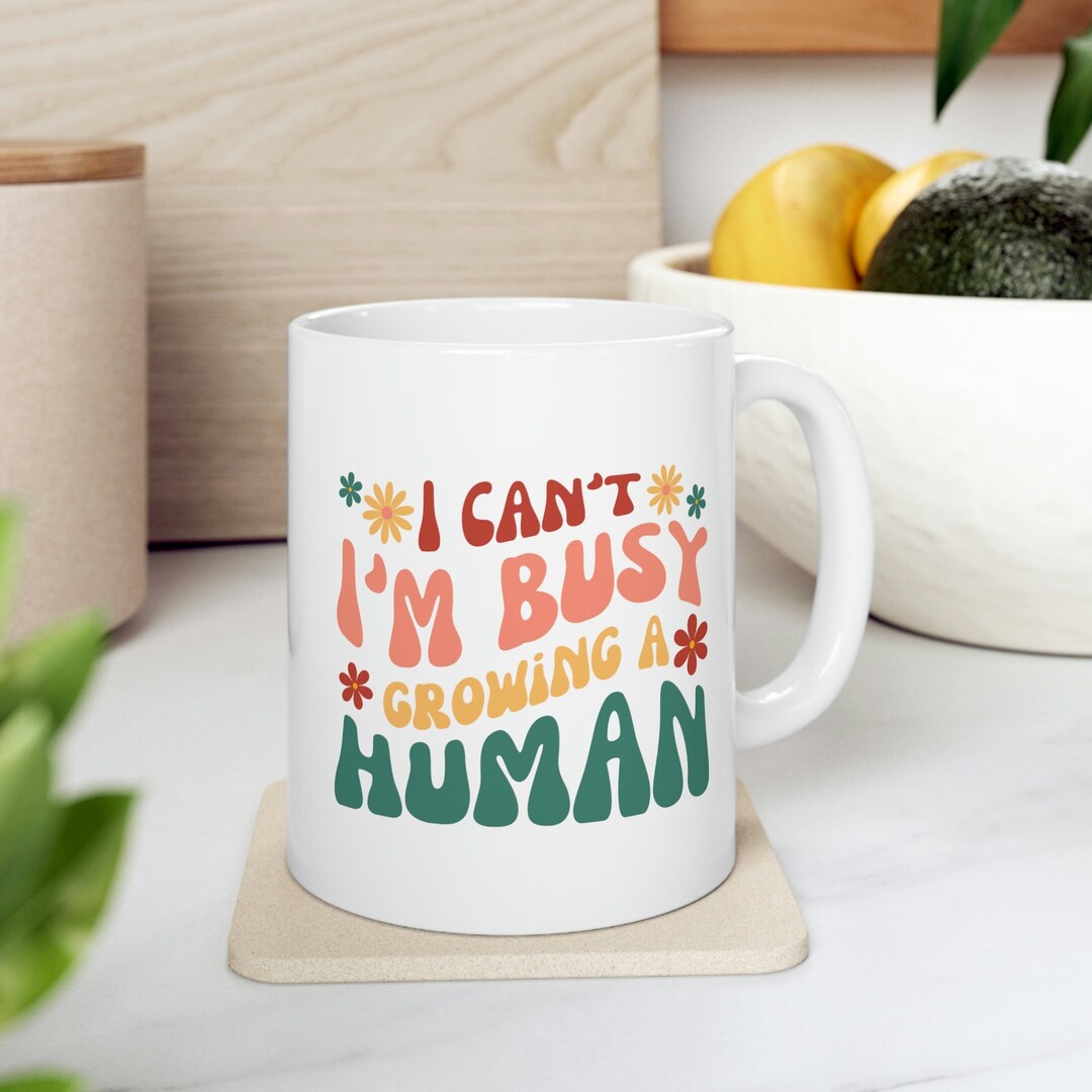 Retro Funny Pregnancy Mug New Mama, Pregnancy Reveal, Pregnancy ...