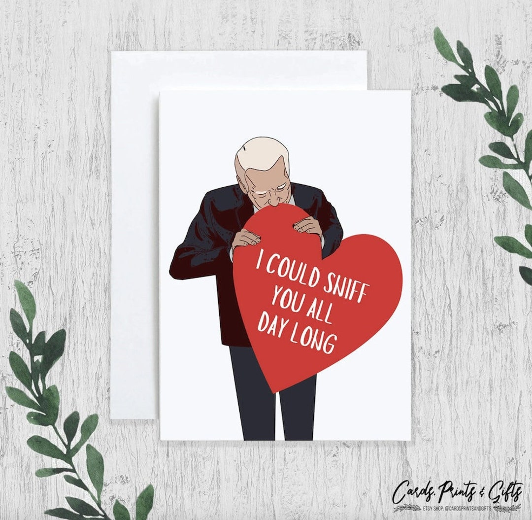 Funny Joe Biden Valentines Card, Funny Anniversary Card for Him, Her ...