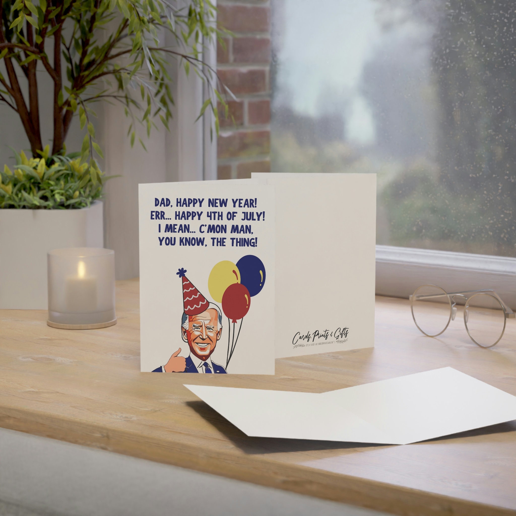 Funny Birthday Card for Dad Funny Joe Biden Birthday Card for - Etsy