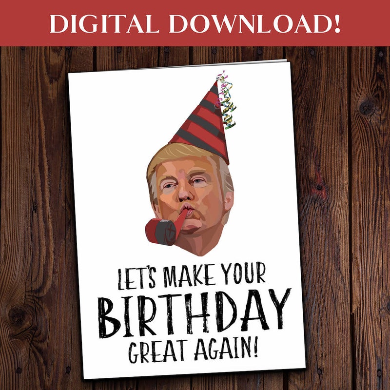 Trump Birthday - Etsy