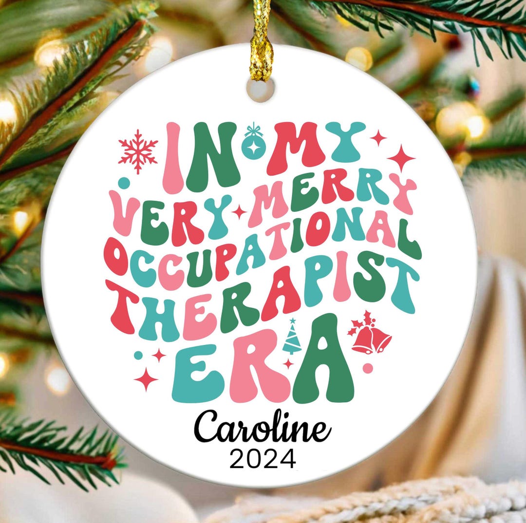 Personalized Occupational Therapist Ornament, in My Very Merry ...