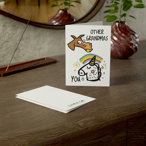 Funny Grandma Card, Birthday Card for Grandma, Other Grandmas Compared ...