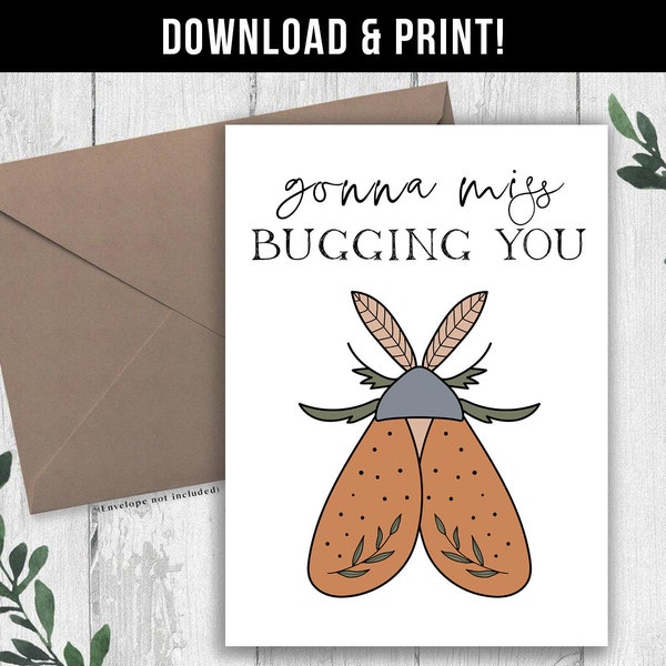 Gonna Miss Bugging - Etsy