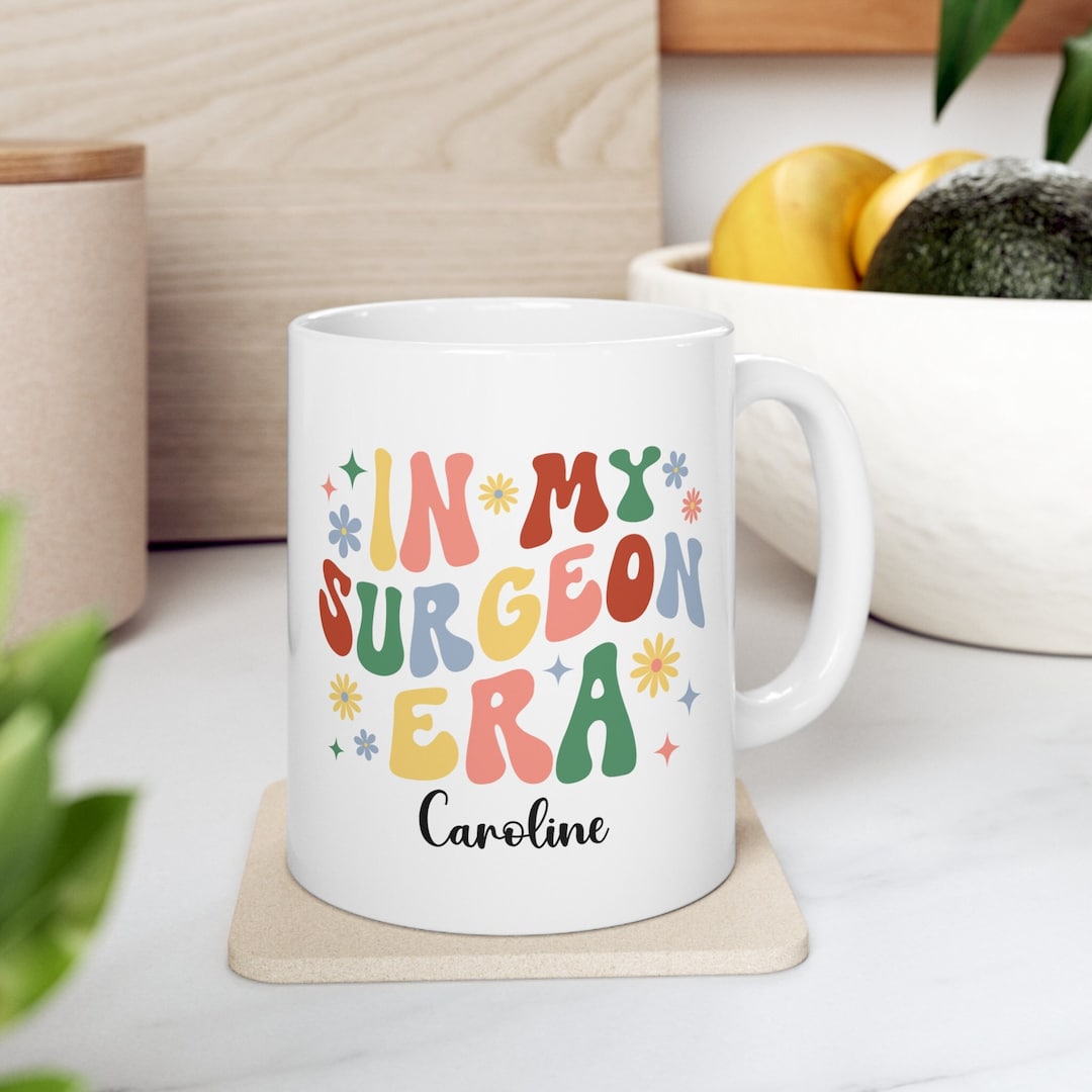 Personalized in My Surgeon Era Gift, Retro Gift for Female Surgeon ...