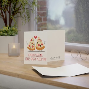 Birthday Pun Card for Him, Pizza Pun Greeting Card, Every Pizza Me ...