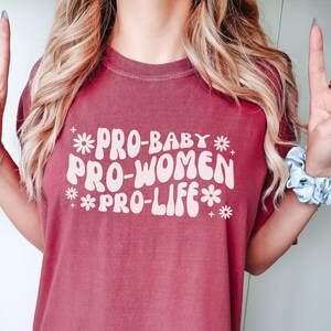 Comfort Colors® Pro Life Tshirt Conservative Shirt Women Republican T ...