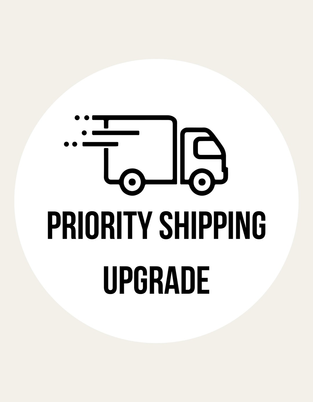Priority Shipping Upgrade - Etsy