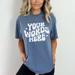 Comfort Colors® Custom Shirt Women Personalized Tshirt for Women Unique ...