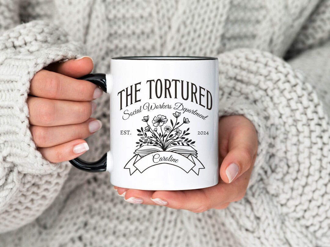 Personalized Social Worker Mug, Custom Tortured Social Workers ...