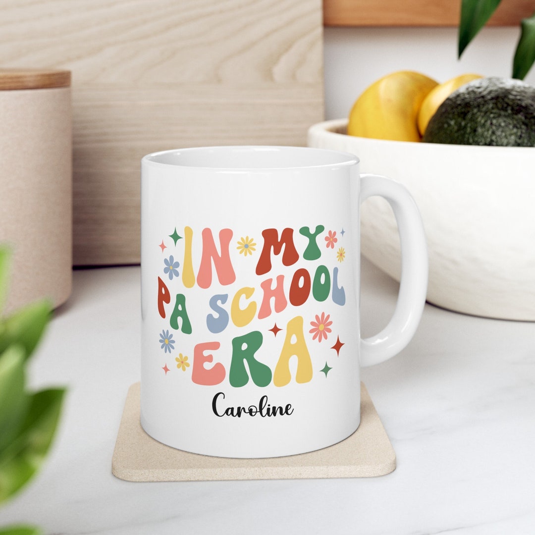 Personalized in My PA School Era Gift, Retro Physician Associate Mug ...
