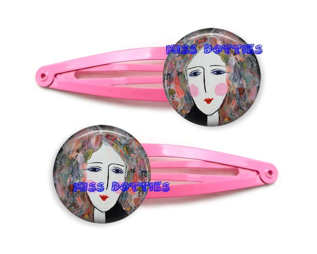 Hair Clip, Hair Pin, Barrettes, Snap Hair Clips, Bobby Pins, Abstract ...