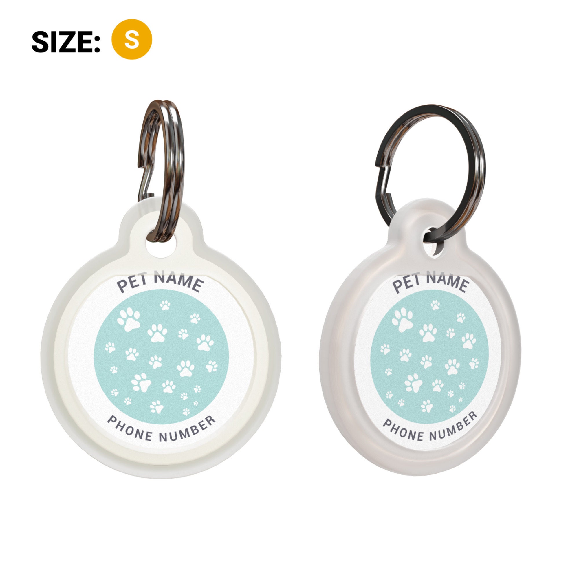 Silent Cat Id Tag QR Code, Personalized QR Code Cat Kitten Id Tag ...