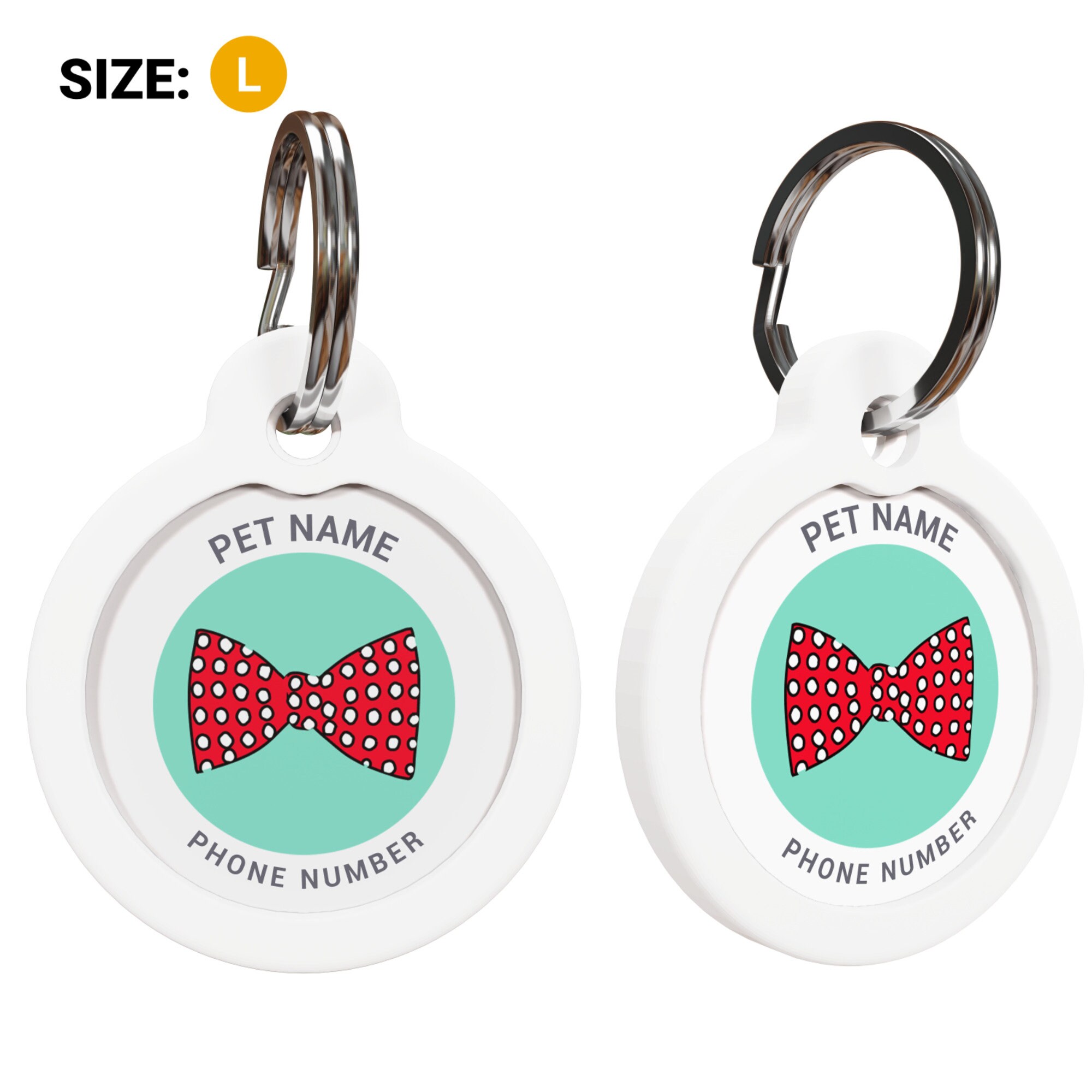 Dog Name Tag Waterproof Scannable QR Code Dog ID Tags, Personalized ...