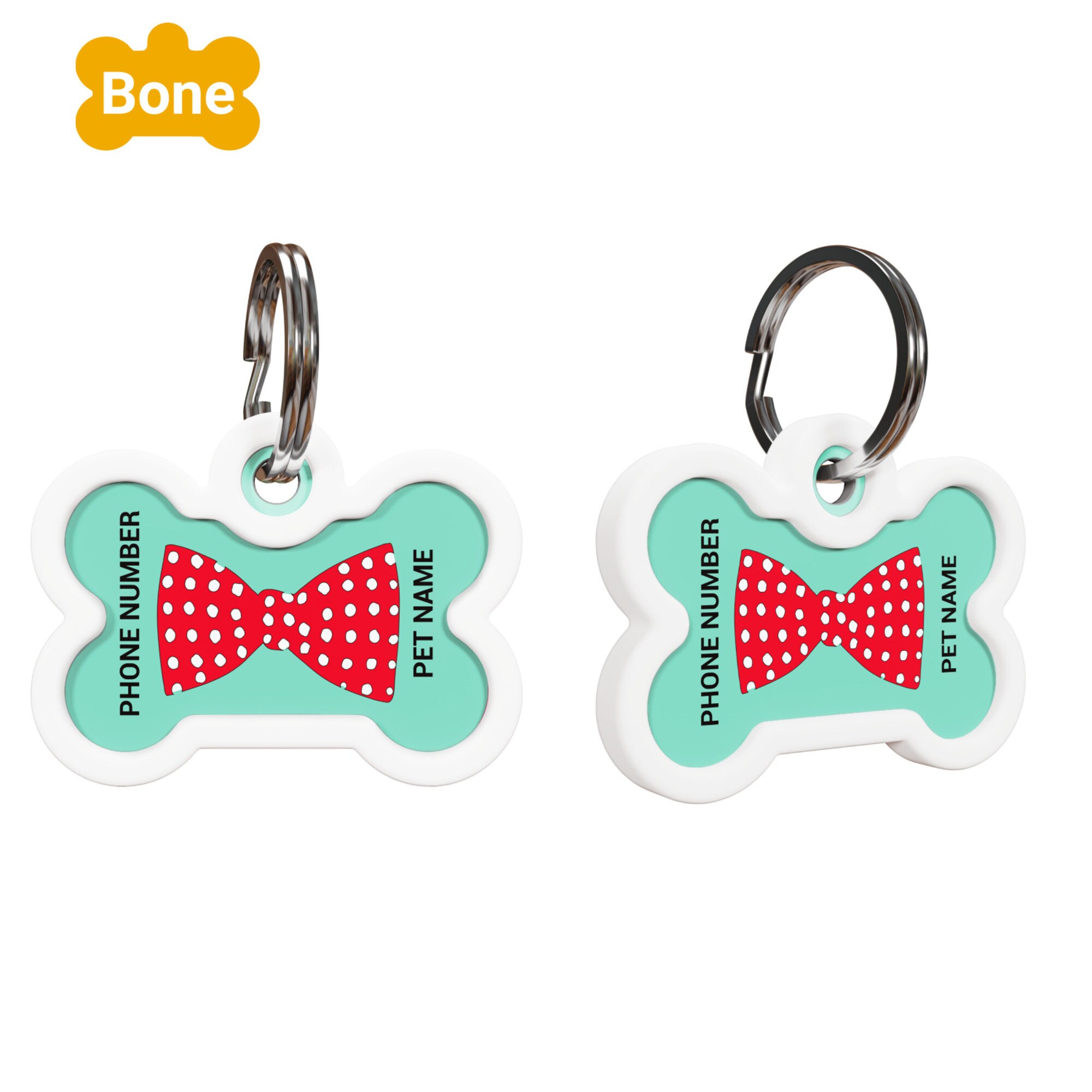 Dog Name Tag Waterproof Scannable QR Code Dog ID Tags, Personalized ...