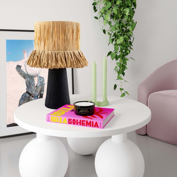 Raffia Lamp - Etsy