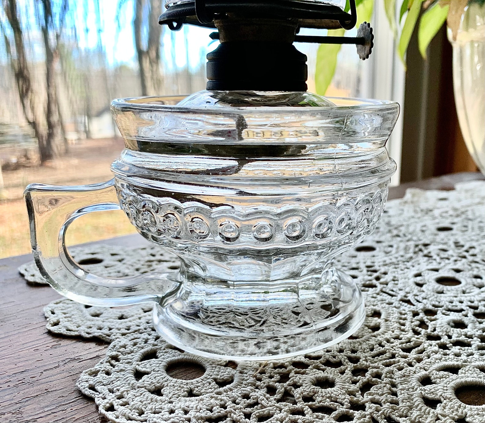 1876 Antique Union Glass Company Lomax oil - Etsy