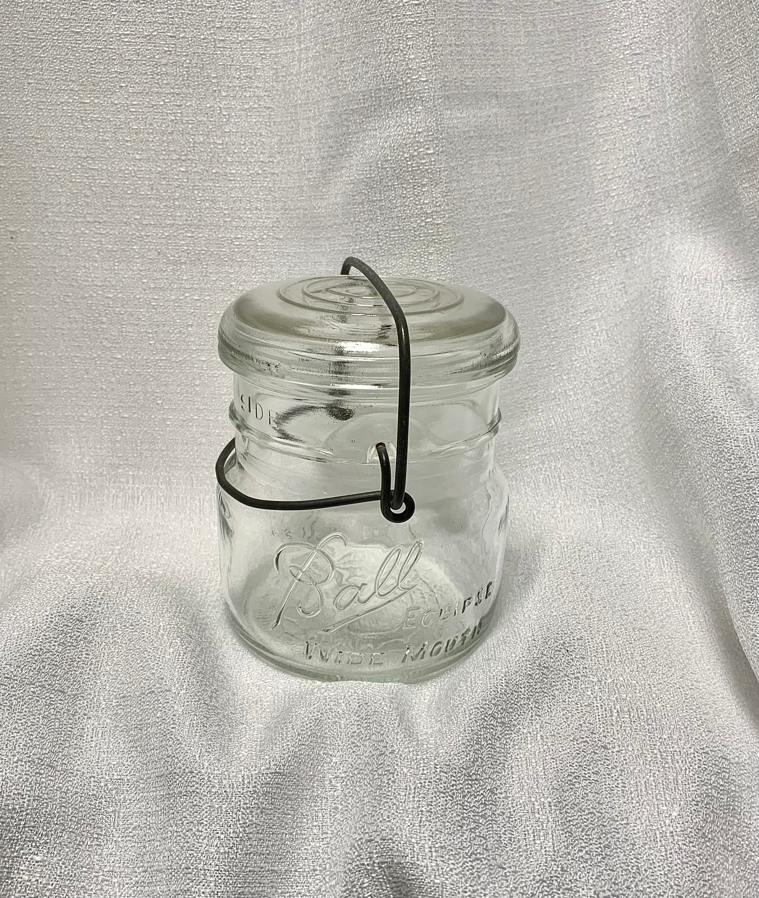 Vintage Ball Eclipse Wide Mouth Round Clear 'squat Pint' 16 Oz Glass ...