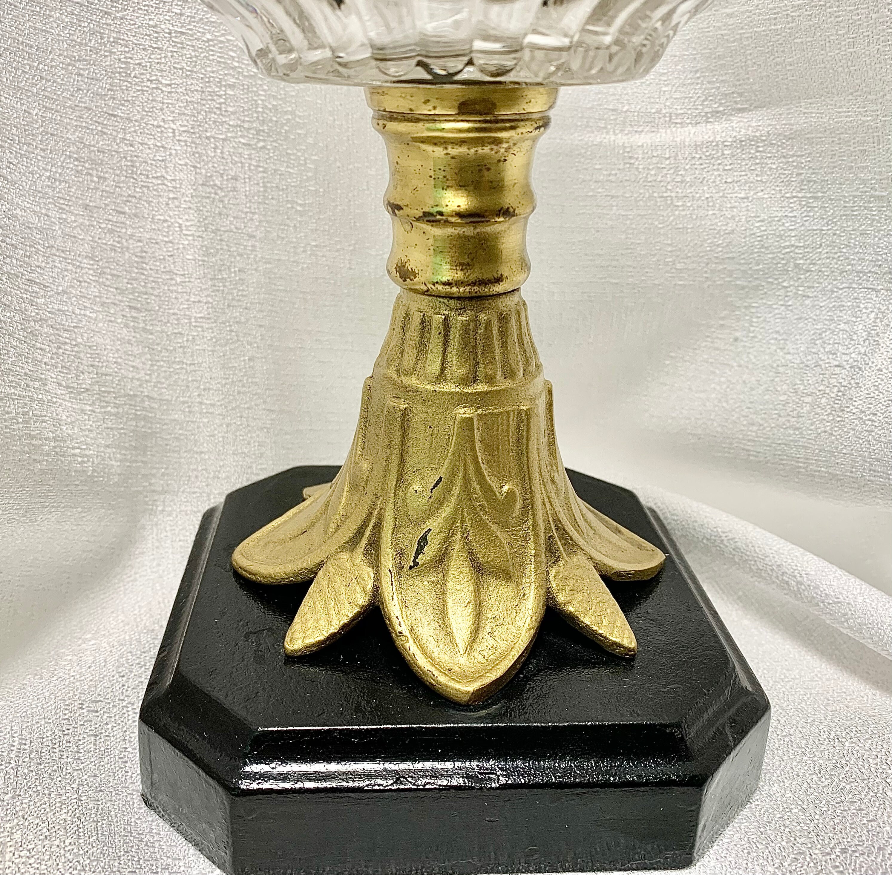 Antique 1881 Edward Miller Company star Band Patterned Font With Brass ...