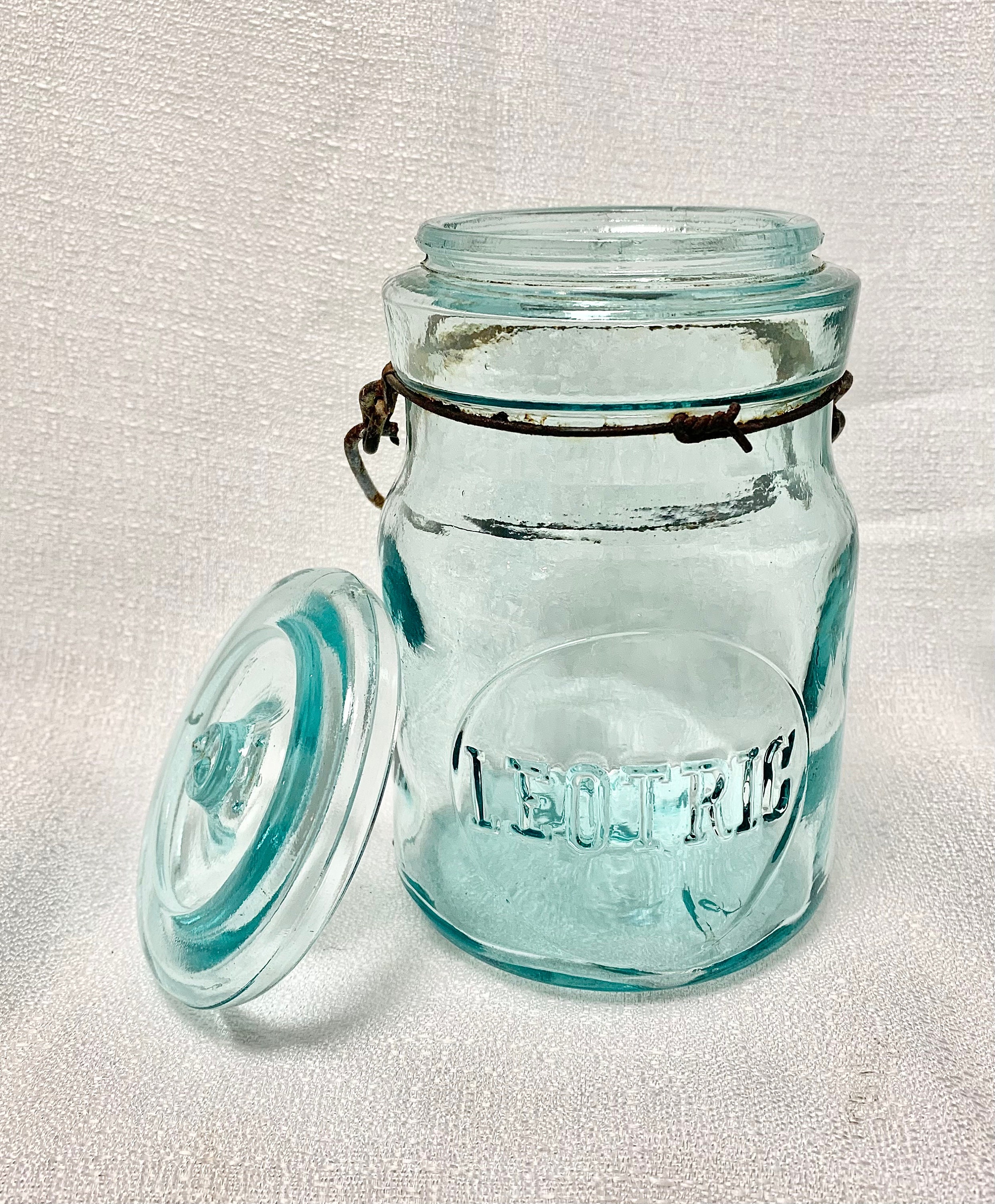Antique 1890-1910 | Gayner Glass Works "leotric" | Aqua Blue 1 Pint (16 ...