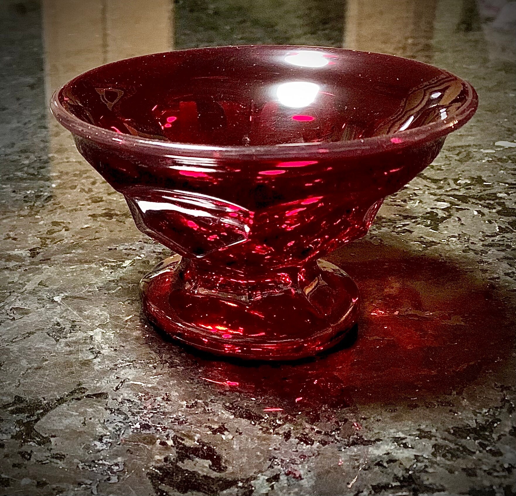 Vintage 1950s Viking Glass Company Georgian Ruby Red - Etsy