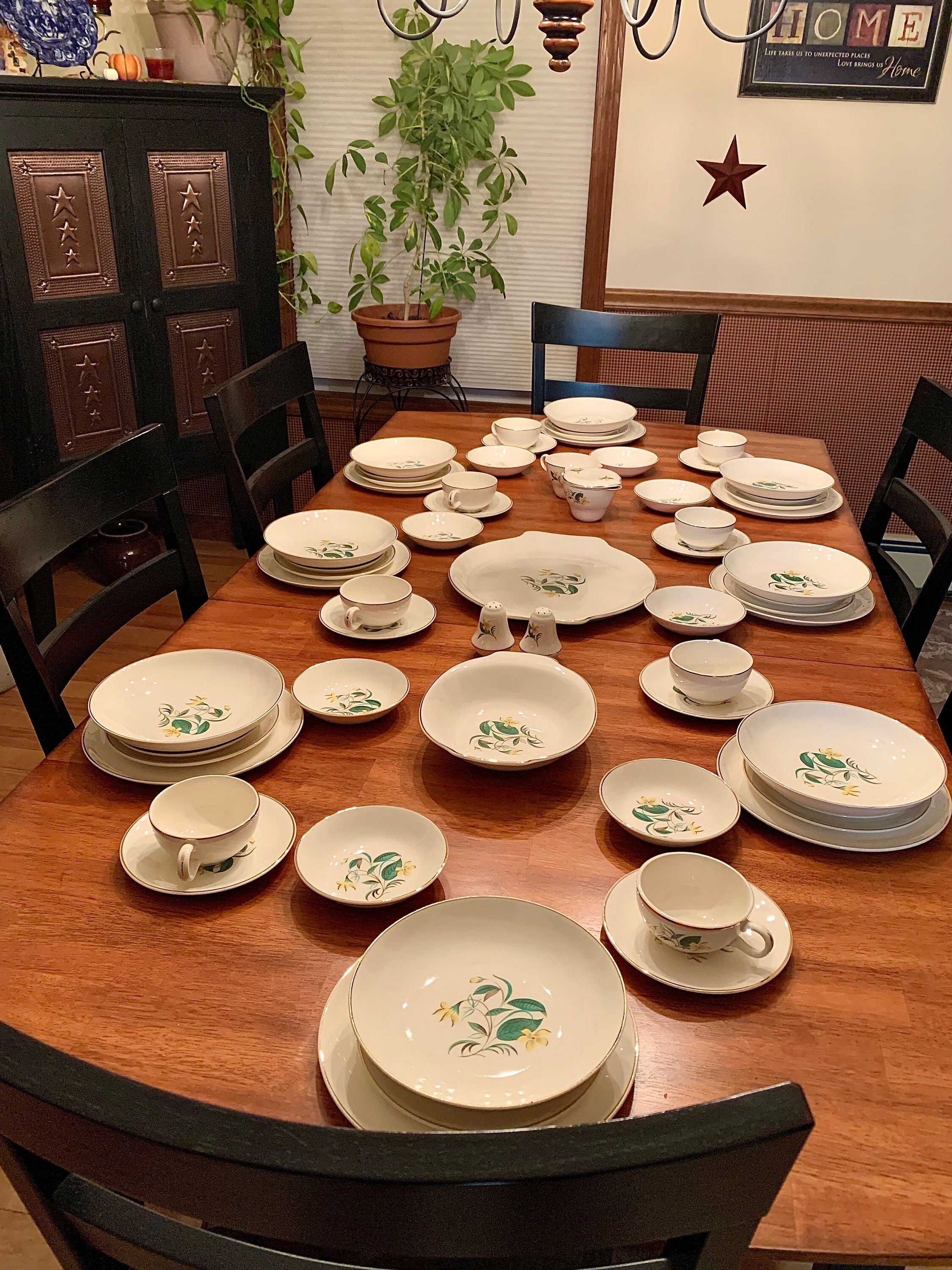 Vintage 1950s Starlight by Salem China Company Formal Dinnerware Set ...
