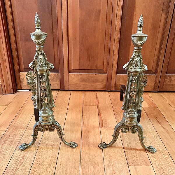 Large Andirons - Etsy