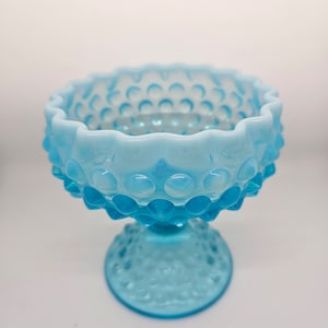 Fenton Hobnail Candy Dish - Vintage Opalescent Collectible - Perfect ...