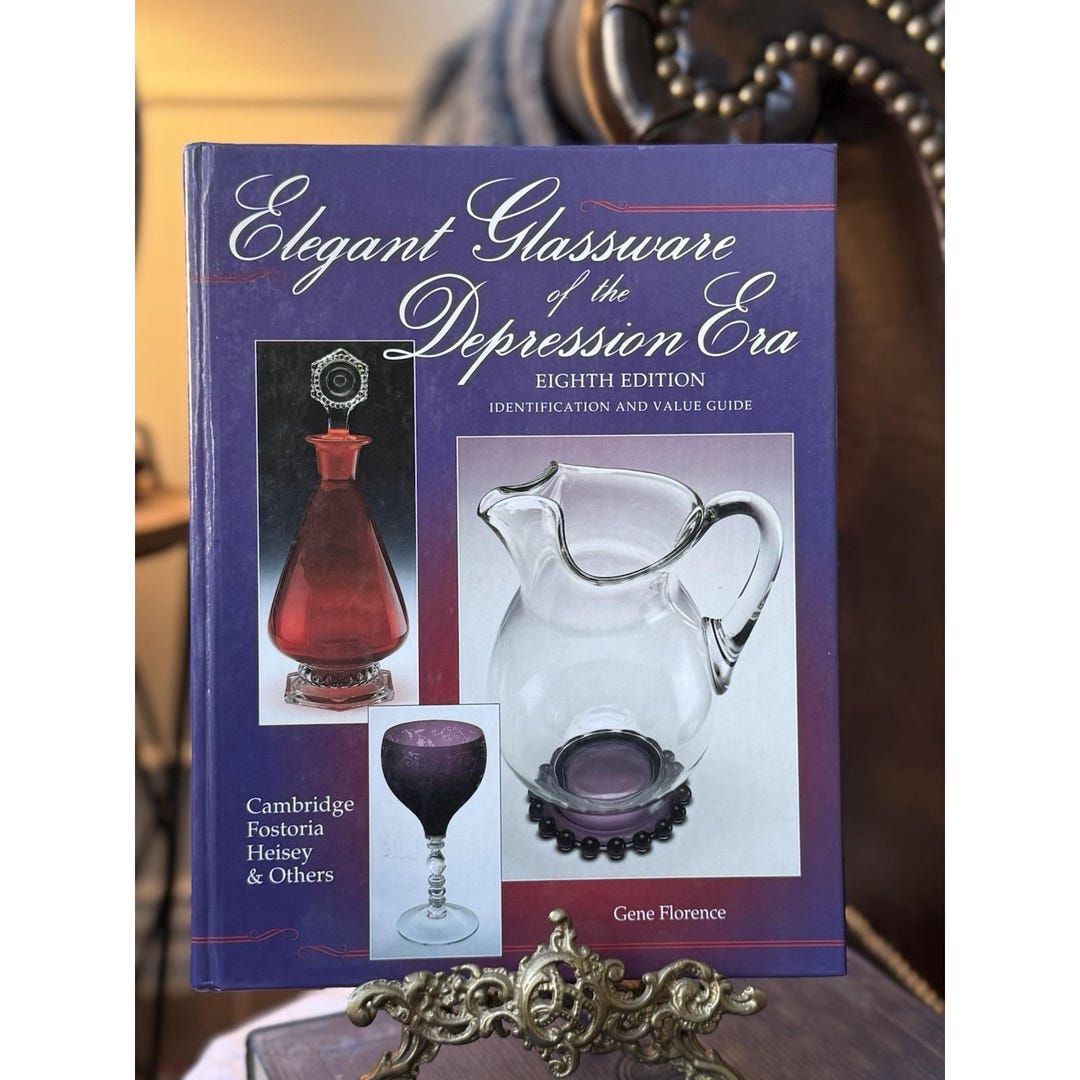 Elegant Glassware of the Depression Era: Identification and Value Guide ...