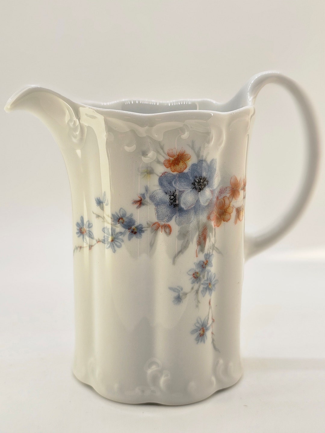 Classic Rose Creamer: Farmhouse Kitchen Decor, Made in Germany - Etsy