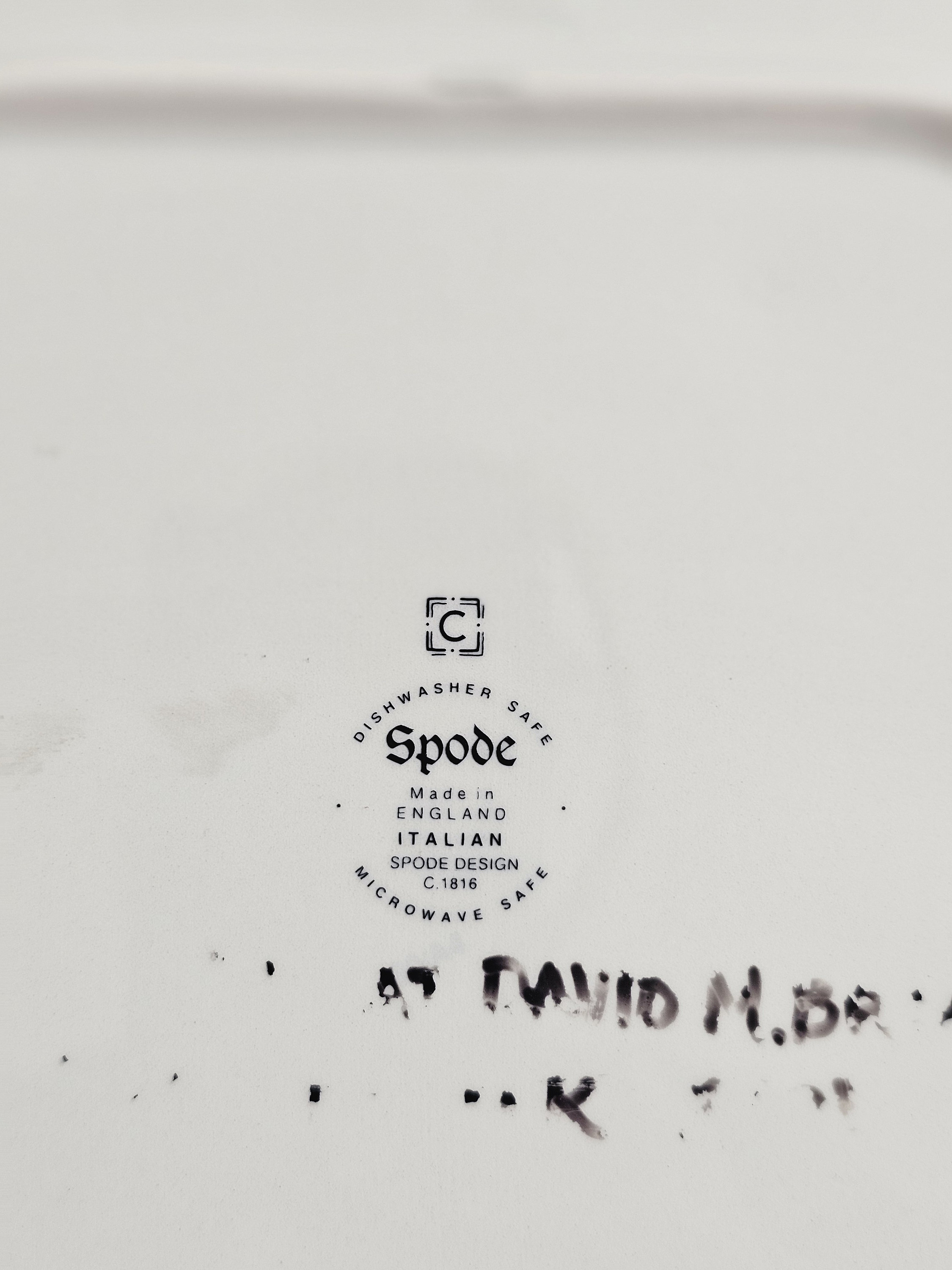 Vintage Blue & White Plate Wall Decor Italian Spode Gifts for Home ...