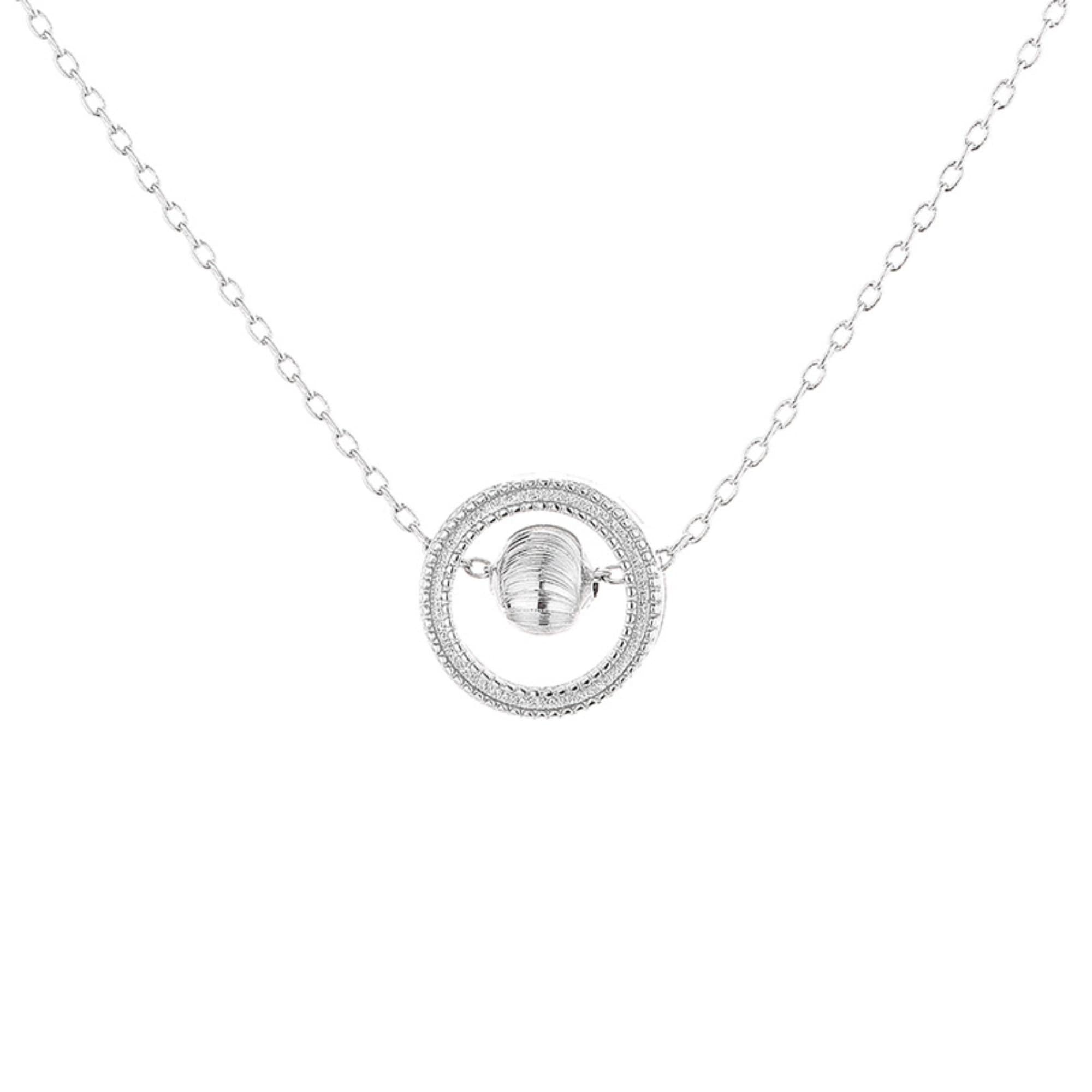 Dainty Gold Fidget Necklace, Anti Anxiety Rotatable Necklace, Stress ...