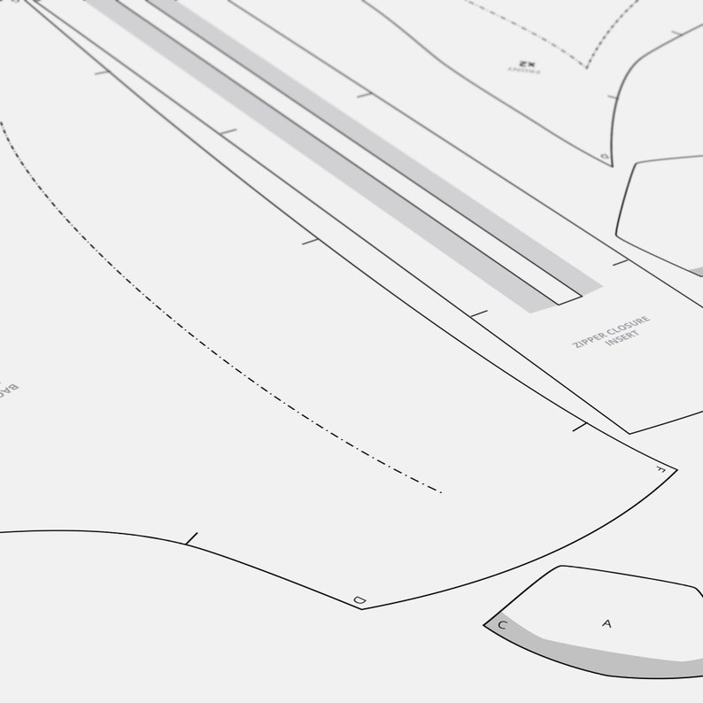 Vengeance Neck Guard Foam PATTERN / TEMPLATE - Etsy Canada