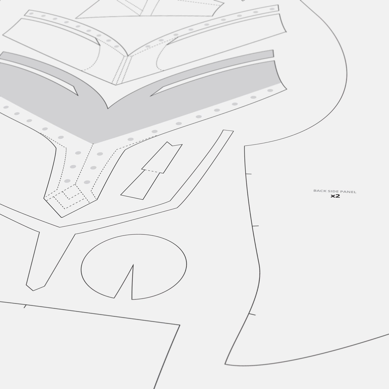 Mighty Female Breastplate Armor Foam PATTERN / TEMPLATE - Etsy