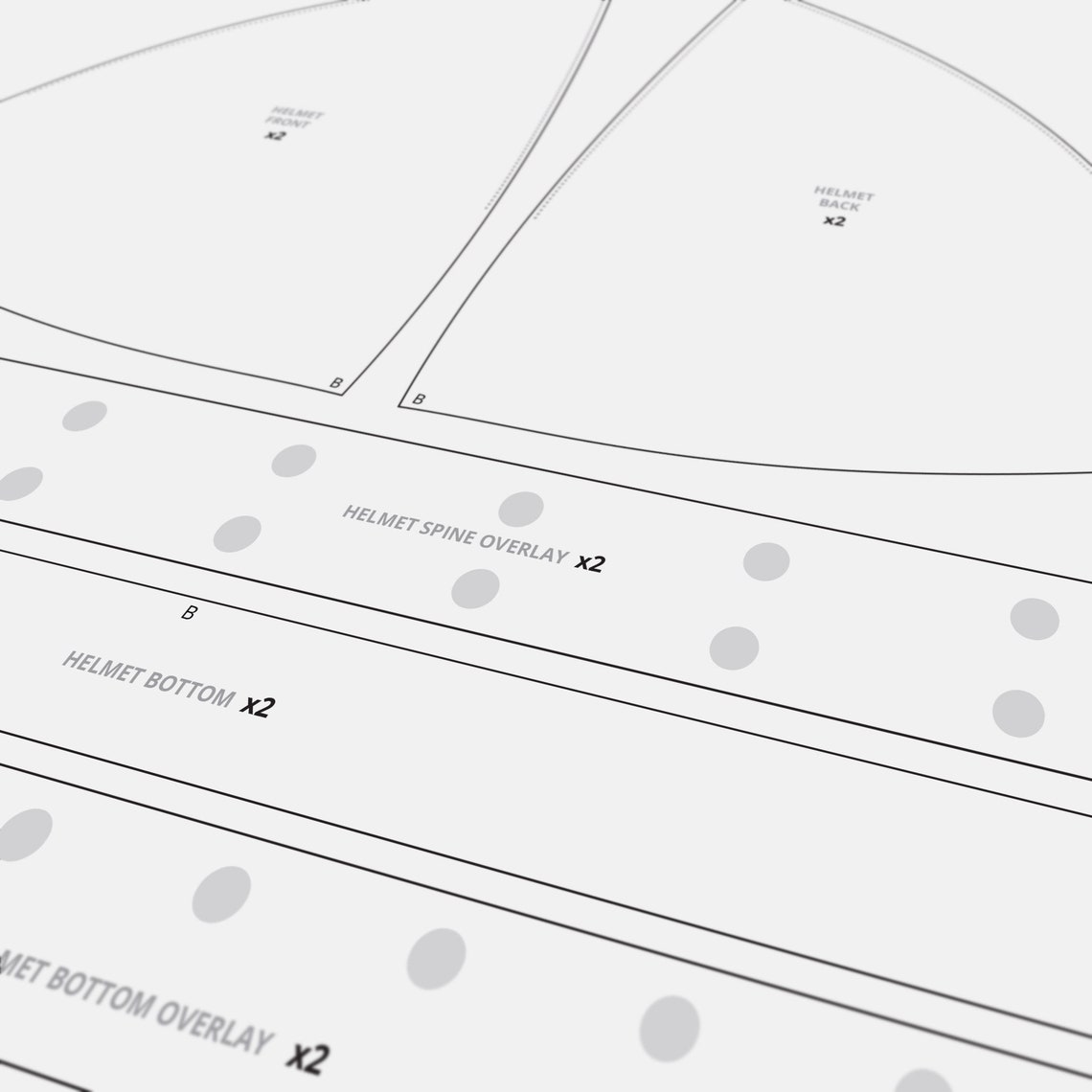 Norman Nasal Helmet Foam PATTERN / TEMPLATE - Etsy