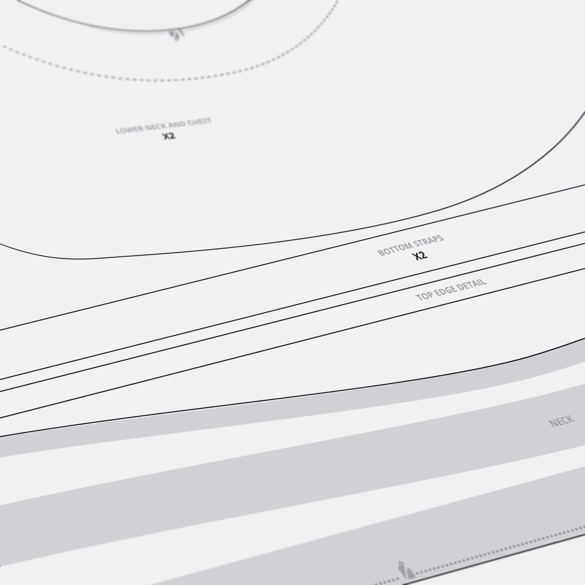Standard Male Neck Guard Foam PATTERN / TEMPLATE - Etsy