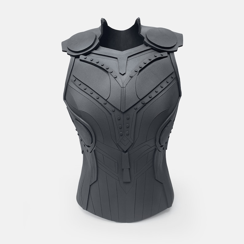 Mighty Female Breastplate Armor Foam PATTERN / TEMPLATE - Etsy