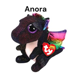 Ty Beanie Boos Dragons Saffire, Grindal, Cinder, Holly, Daphne ...