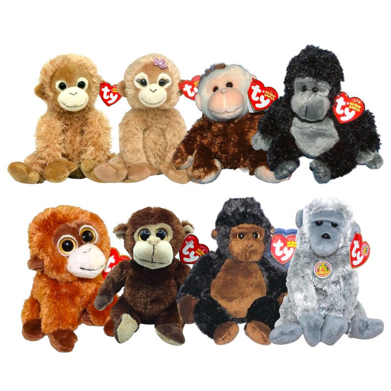 Gorilla Plush Toy Ty - Etsy