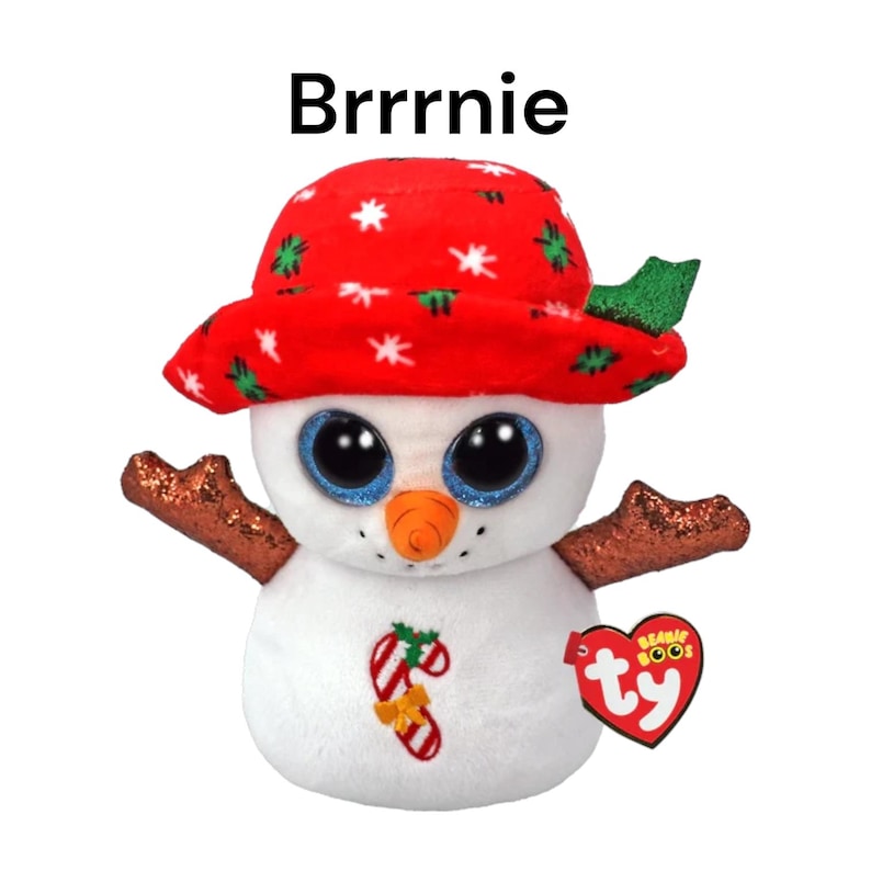 Ty Beanie Boos Holiday Christmas 6” Reindeer, Snowman, Dog, Sugar ...