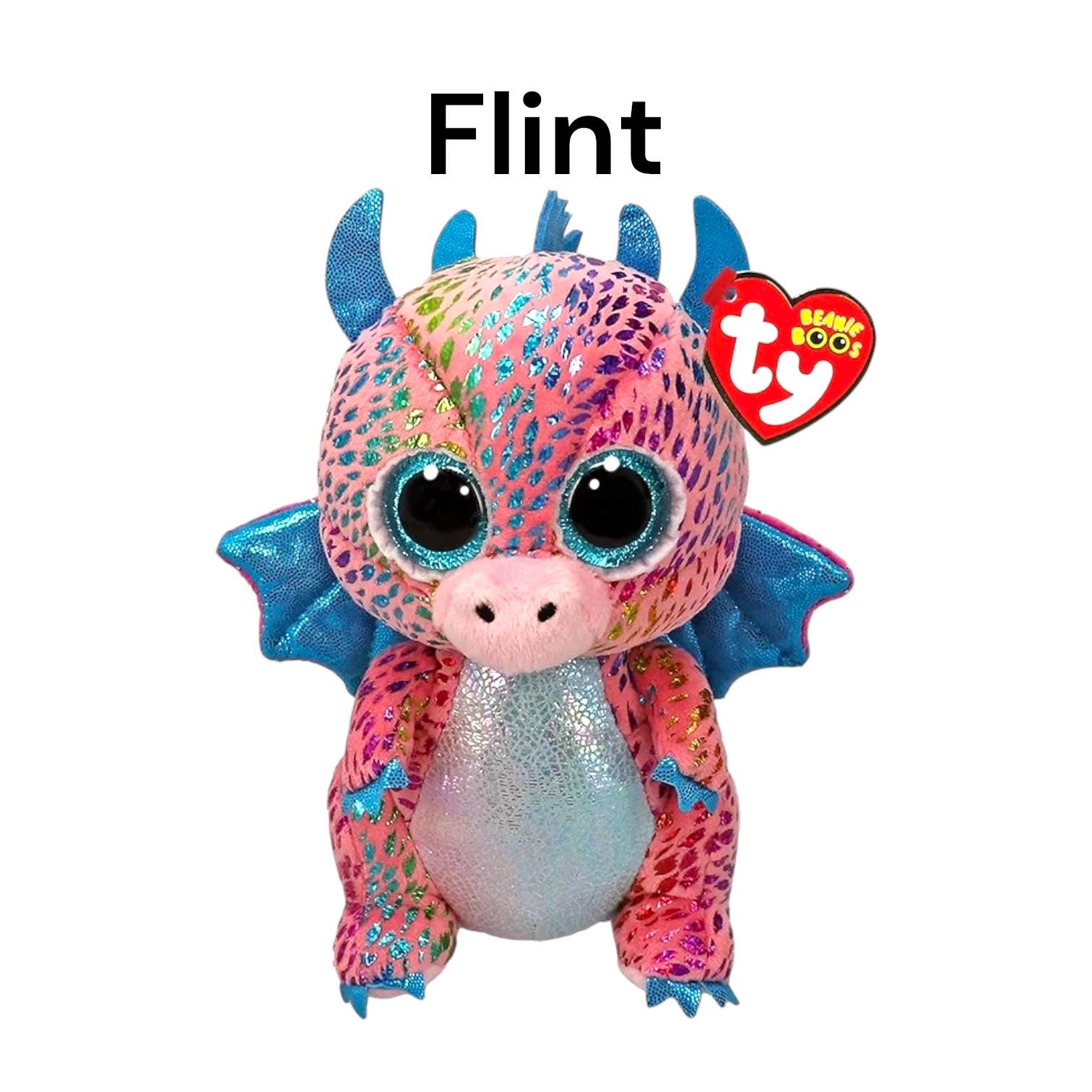Ty Beanie Boos Dragons Saffire, Grindal, Cinder, Holly, Daphne ...