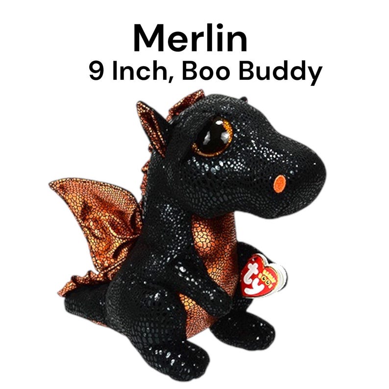 Ty Beanie Boos Dragons Saffire, Grindal, Cinder, Holly, Daphne ...