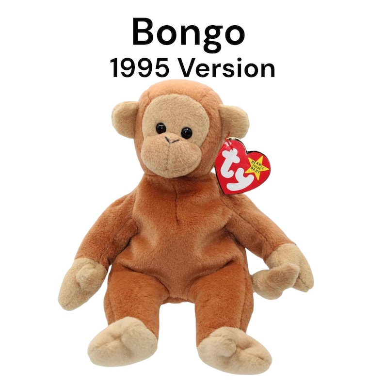 Ty Beanie Babies Monkeys Gorillas Virunga, Bongo, Missy, Congo ...